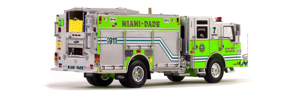 Fire Replicas Miami-Dade Fire Rescue Pierce Velocity PUC Engine 7