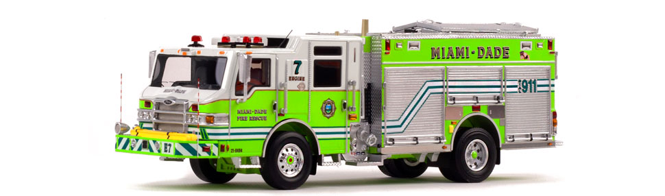 Fire Replicas Miami-Dade Fire Rescue Pierce Velocity PUC Engine 7