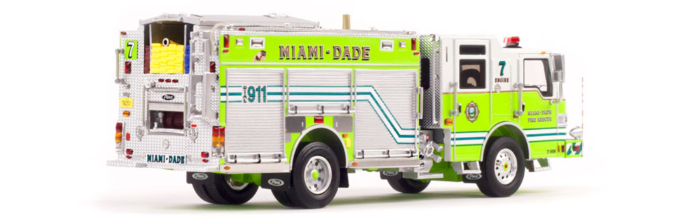 Fire Replicas Miami-Dade Fire Rescue Pierce Velocity PUC Engine 7