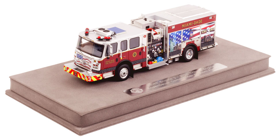 Fire Replicas Miami-Dade Fire Rescue Engine 3 - 9.11 Tribute Rosenbauer ...
