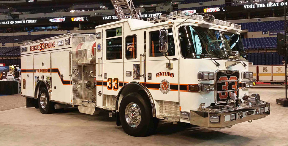 Fire Replicas Kentland Volunteer Fire Department Rescue Engine 33 Scale ...