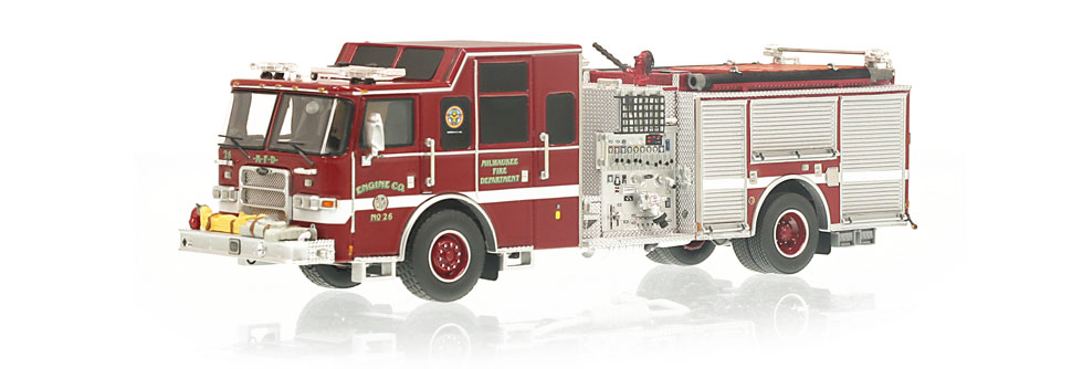 Fire Replicas Milwaukee Fire Department Engine 26 Scale Model