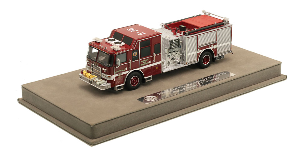 Fire Replicas Milwaukee Fire Department Engine 26 Scale Model
