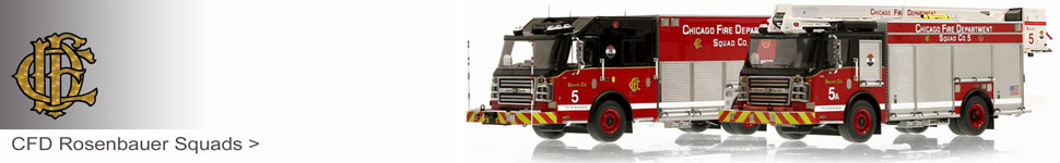 Chicago scale models by Fire Replicas
