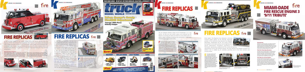 Fire Replicas museum grade scale model fire trucks