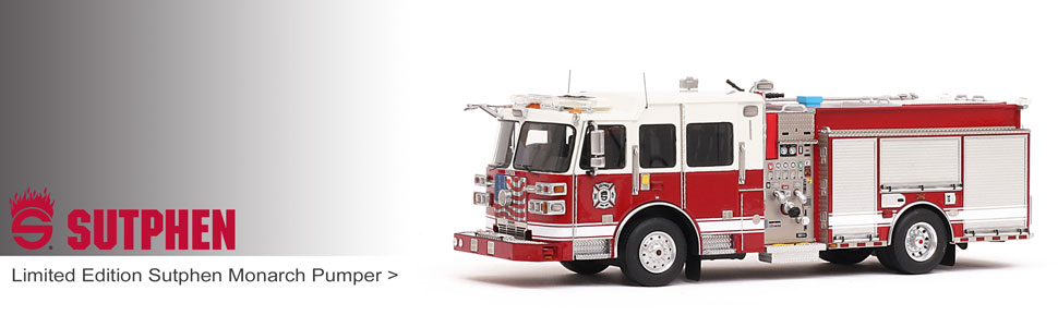 Museum grade Sutphen scale models by Fire Replicas